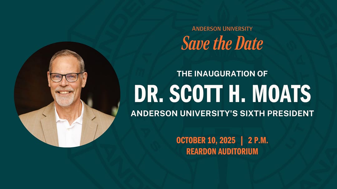 Inauguration of New AU President Scott Moats Set For Oct. 10 - Anderson ...