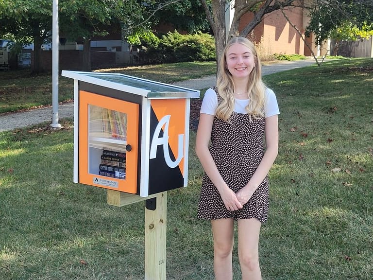 Free Little Library: How an education major is sharing her love of ...