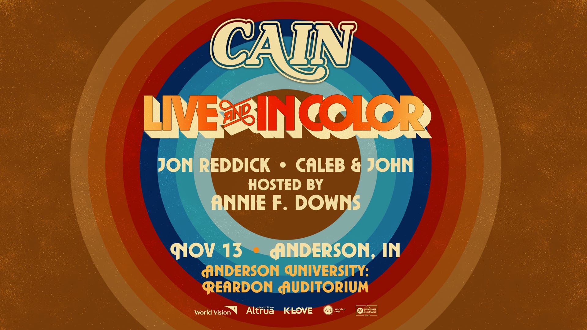 CAIN bringing Live and In Color tour to Reardon Auditorium Nov. 13 ...