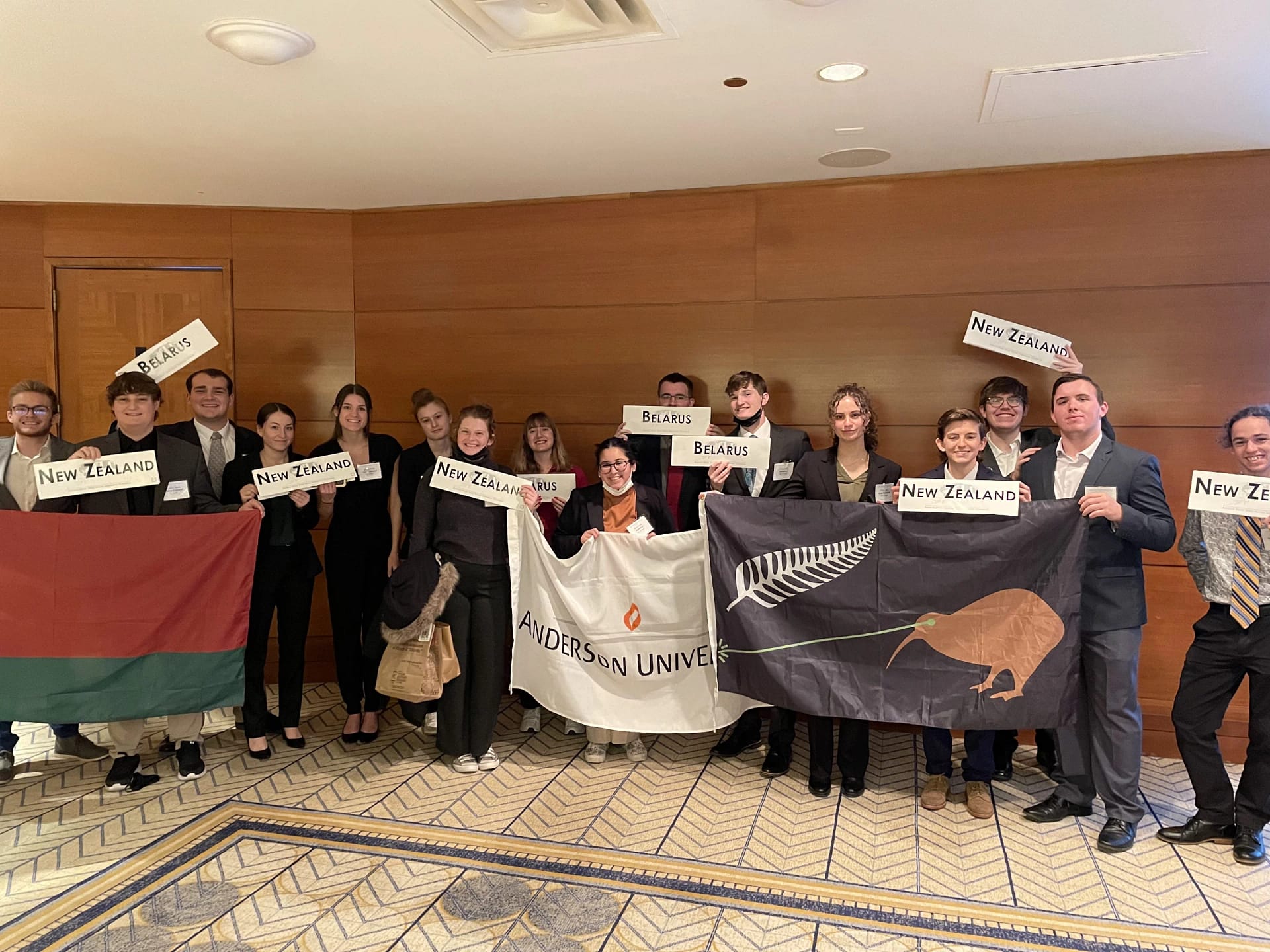 AU Students Participate at American Model United Nations - Anderson ...
