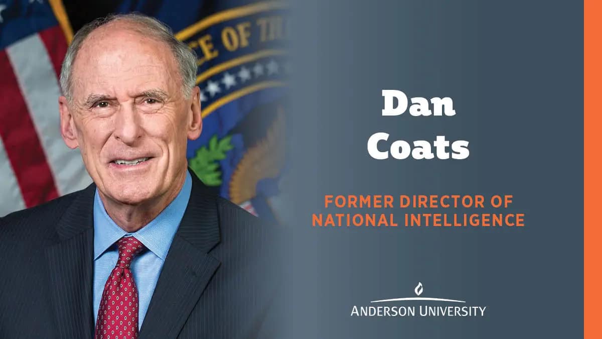 Dan Coats To Visit Anderson University Dec. 5 - Anderson University