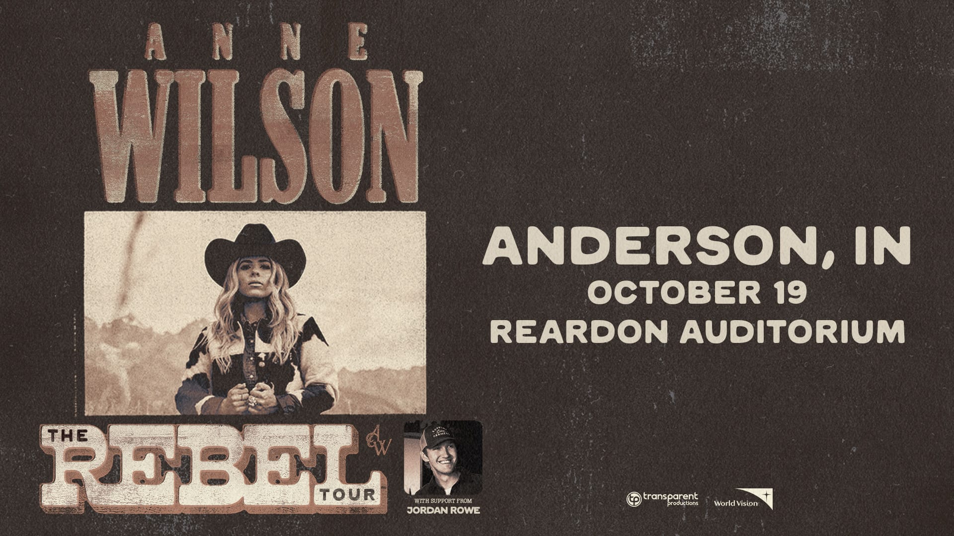 Anne Wilson Coming To Reardon Auditorium Oct. 19 - Anderson University
